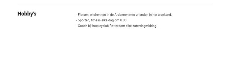 Hobby's en interesses op je cv - Hoe doe je dat goed? - Perfect CV