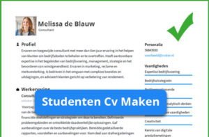 Cv voorbeeld Student *2022*- Gratis Downloaden in [Word & PDF]